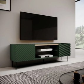 TV stolek Onda 180,5 cm zelený/dub artisan