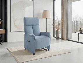 XXXLutz RELAXAČNÍ KŘESLO, textil, světle modrá Sit & More - Online Only křesla & taburety - 00014403243G