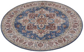 Nouristan - Hanse Home koberce Kusový koberec Asmar 104001 Jeans/Blue kruh - 160x160 (průměr) kruh cm