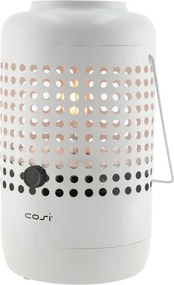 Světle šedá plynová lampa Cosi Drop, výška 37 cm