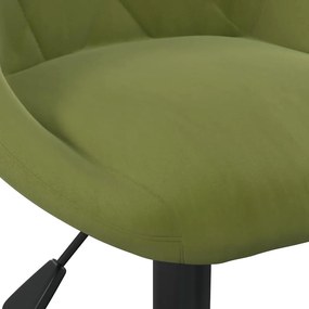 Kancelářská židle světle zelená samet 3088848