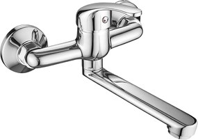 Kuchinox Pedro, nástěnná umyvadlová baterie L-197, chromová, LAV-BQE_050D