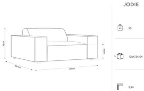 Béžové křeslo z textilie bouclé Jodie – Micadoni Home