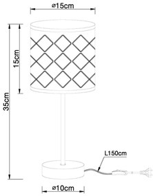 Globo 15228T - Stolní lampa KIDAL 1xE14/40W/230V