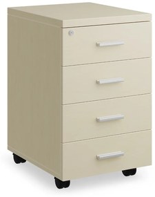 Kontejner SimpleOffice 40 x 48 cm - 4 zásuvky, bříza