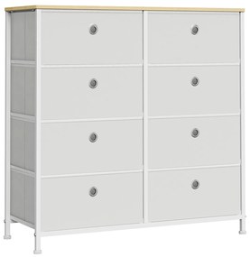 Komoda se zásuvkovými boxy TRENILO 80x81,5 cm, dub/bílá