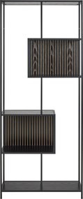 Knihovna SEAFORD I 185 cm černá