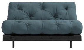 Rozkládací pohovka v petrolejové barvě 140 cm Roots Black Night – Karup Design