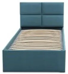 Čalouněná postel MONOS bez matrace rozměr 90x200 cm Tyrkysová