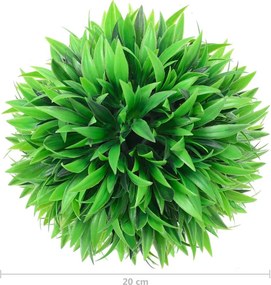 Umělé buxus koule 2 ks 20 cm 315472