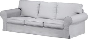 Potah na pohovku IKEA Ektorp 3-místná rozkládací, NOVÝ MODEL 2013 barva bílá látka pletený vzor