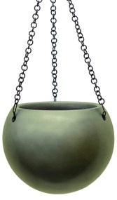 Baq Gradient Hanging Globe Matt Forest Green Ø 24 cm / V 19 cm