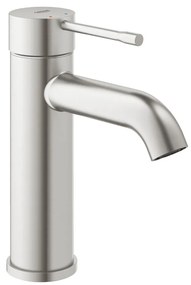 Grohe Essence - Páková umyvadlová baterie s odtokovou garniturou, S-Size, supersteel 23590DC1