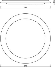 Nerezové talíře v sadě 2 ks ve stříbrné barvě ø 28 cm Roto – noo.ma