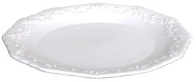 Chic Antique Porcelánový dezertní talířek Provence 19 cm, bílá barva, porcelán