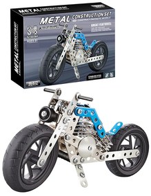 Kovová stavebnice 140 ks - Motorka