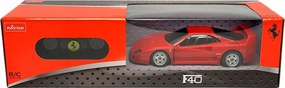 Rastar Sportovní RC auto v měřítku 1:24, dálkově ovládané Ferrari F40, červené