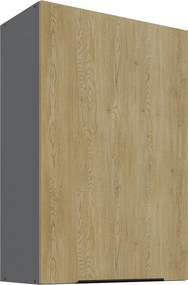 CREMONA ac | horní skříňka 60 G-90 1F policová | 60 cm | VYSOKÁ | antracit/cremona