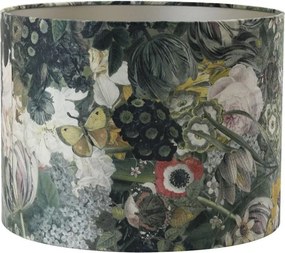 Květované stínidlo na lampu Butterfly ocher - Ø 25* 18cm/ E27