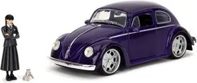 Jada Wednesday auto 1972 VW Beetle 1:24 a figurka Wednesday / od 8 let