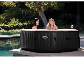 Marimex | Vířivý bazén Pure Spa - Jet & Bubble Deluxe HWS 4 + Solární sprcha UNO 35 l hliníková s LED světlem | 19900164