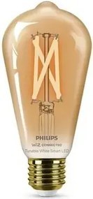 Philips Smart filament ST64 E27 7W / chytrá LED žárovka / 640 lm / 200