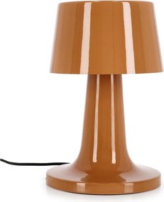 Oranžová kovová LED stolní lampa s kovovým stínidlem (výška 51 cm) Turner – Bizzotto
