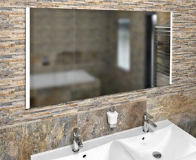 Sapho Sapho, INTEGRA zápustná galerka s LED osvětlením, 65x70cm, levá/pravá, IN065