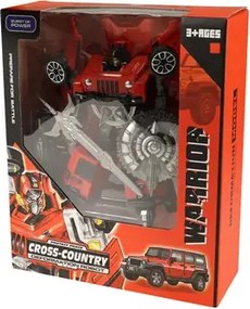 RAPPA Robot rozložitelné auto červená / od 3 let