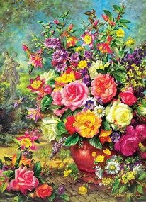 EUROGRAPHICS Puzzle Květinová kytice / 1000 dílků / 48 × 68 cm