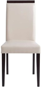 Danish style Jídelní židle Reve (SET 2 ks), krémová / černá