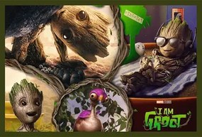 Trefl - Puzzle - Marvel: Já jsem Groot / 2x 200 dílků / 41 x 27.5 cm /