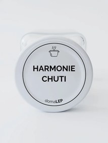 Samolepka na kořenky HARMONIE CHUTI průhledná 5 cm tučné písmo