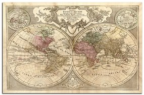 Obraz na plátně - Mapa antického světa 1101A (100x70 cm)