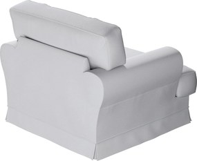 Potah na křeslo IKEA Ekeskog barva bílá látka pletený vzor