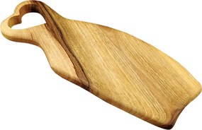 AMADEA Dřevěné prkénko srdce, masivní dřevo, 29 x 10,5 cm, český výrobek