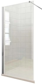Sprchová zástěna WALK-IN Soft 120 x 195 chromový profil