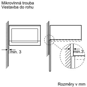 Siemens BF425LMB0 Vestavná mikrovlnná trouba