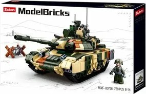 Sluban Model Bricks M38-B0756 Velký bitevní tank / LEGO - kompatibilní