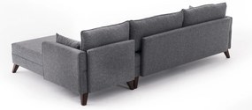 Hanah Home Designová pohovka BELLA šedá pravá 275 cm 825BLC1502