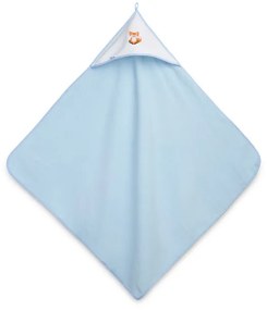 Sensillo Osuška pro děti s kapucí Froté 100 x 100 cm Zvířátka Barva: Modrá