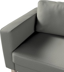Potah na pohovku IKEA Karlstad, 3-místná, rozkládací barva šedá látka pletený vzor