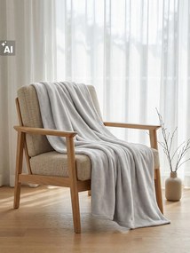 Sinsay - Jednobarevná deka - šedá