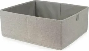Compactor Oxford Úložný box velký šedo-béžová / 36 x 42 x 16.5 cm / po