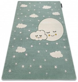 Dětský kusový koberec Měsíc mátový 140x190cm