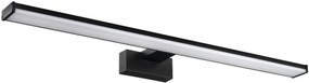 Sapho CHICAGO XL LED svítidlo, 600x120x40mm, 12W, 230V, plast, černá mat AU470