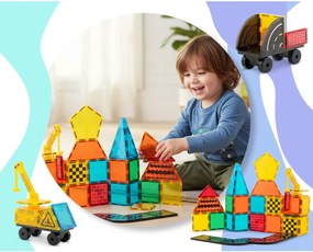 Magnetické vzdělávací stavebnice 72 ks RK-780 Ricokids