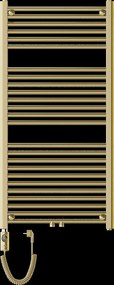 Mexen Mars, elektrické topné těleso 1200 x 600 mm, 600 W, zlatá lesklá, W110-1200-600-2600-50