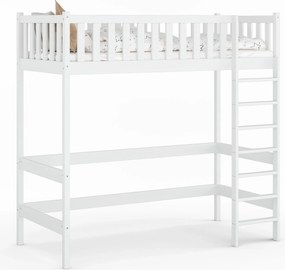 Rkids | Vyvýšená postel Rivo 80x190 Bílá