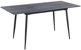 Rozkládací jídelní stůl 120/160 x 80 cm šedý GELANDA Beliani